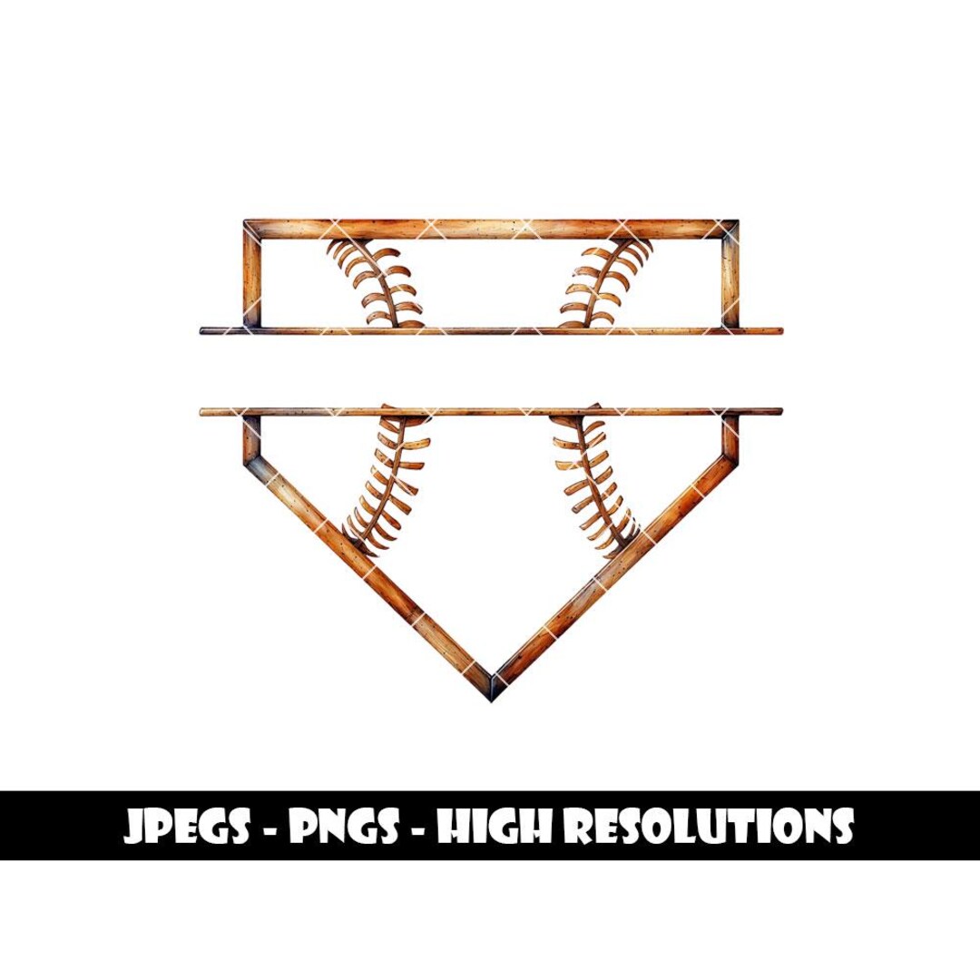 Png Split Baseball, Personalized Custom Softball Stitched Split ...