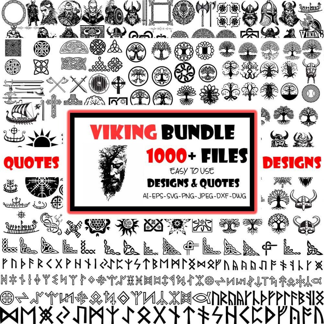 Vikings Svg Bundle, Celtic Svg Bundle, Celtic Knot Svg, Celtic Tree Svg ...