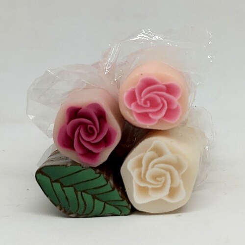 Black Rose Cane Polymer Clay Flower Cane Raw Unbaked - Etsy