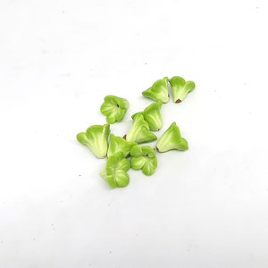 Pakalana Beads, Polymer Clay Flower Beads, Hawaiian Vine Flowers 10 ...