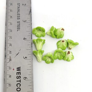 Pakalana Beads, Polymer Clay Flower Beads, Hawaiian Vine Flowers 10 ...