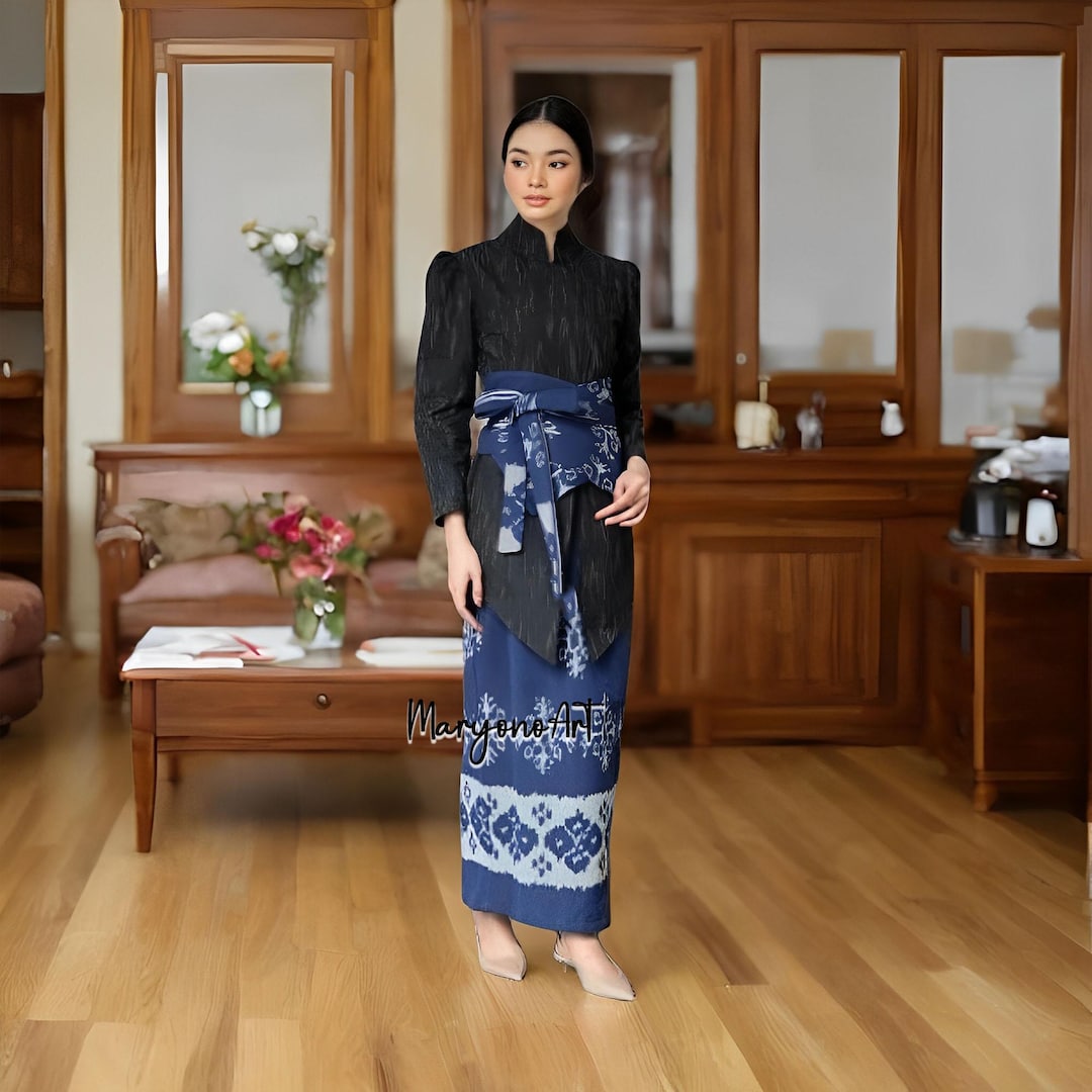 Batik One Set Janggan Kebaya With Maira Woven Skirt Elegant and ...