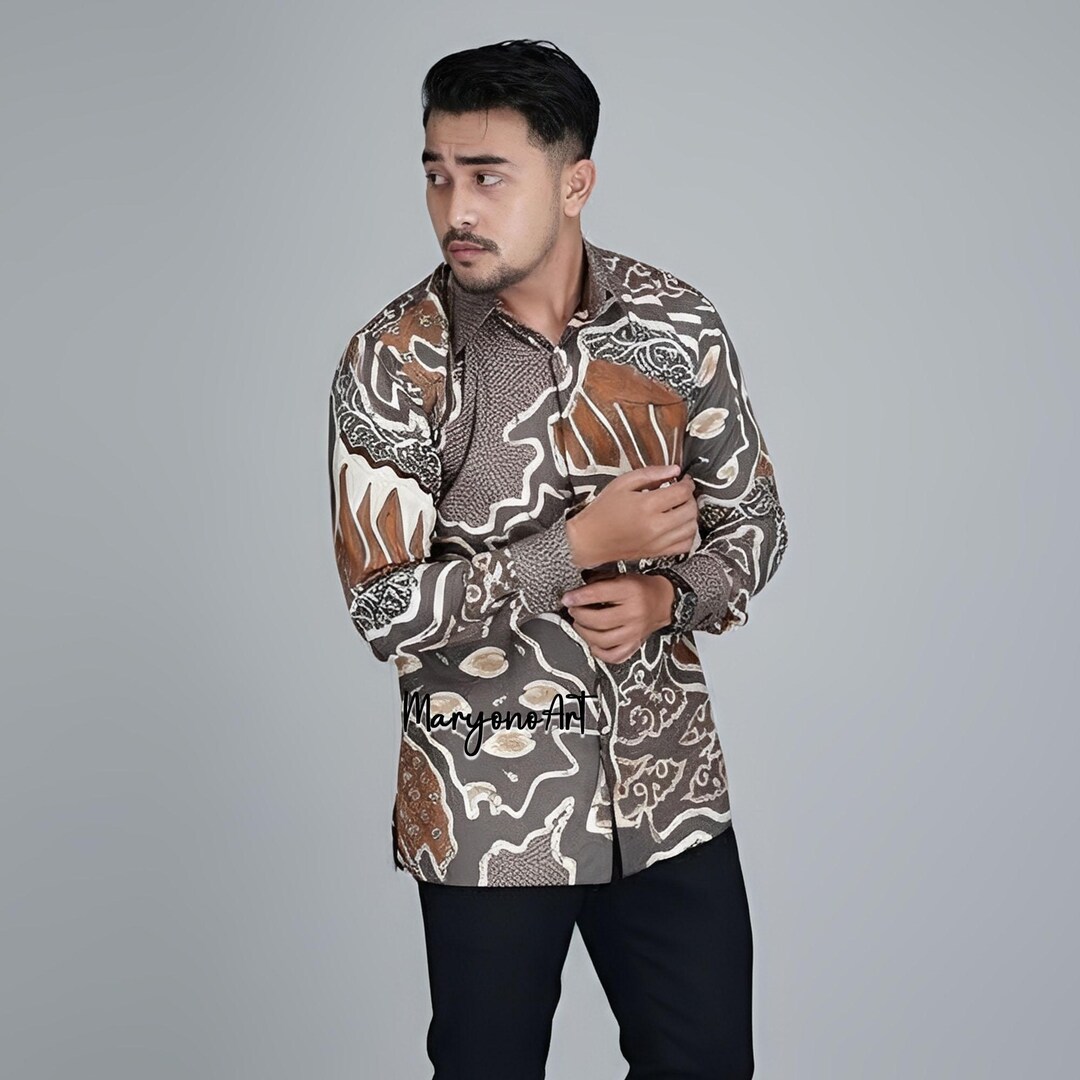 Batik Toba Men's Shirt Premium Cotton Long Sleeve With Full Lining - Etsy