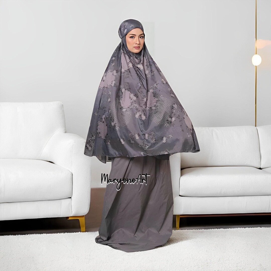 Alif Modern Wear Bloemen Collection Korean Parachute Motif Mini Mukena ...