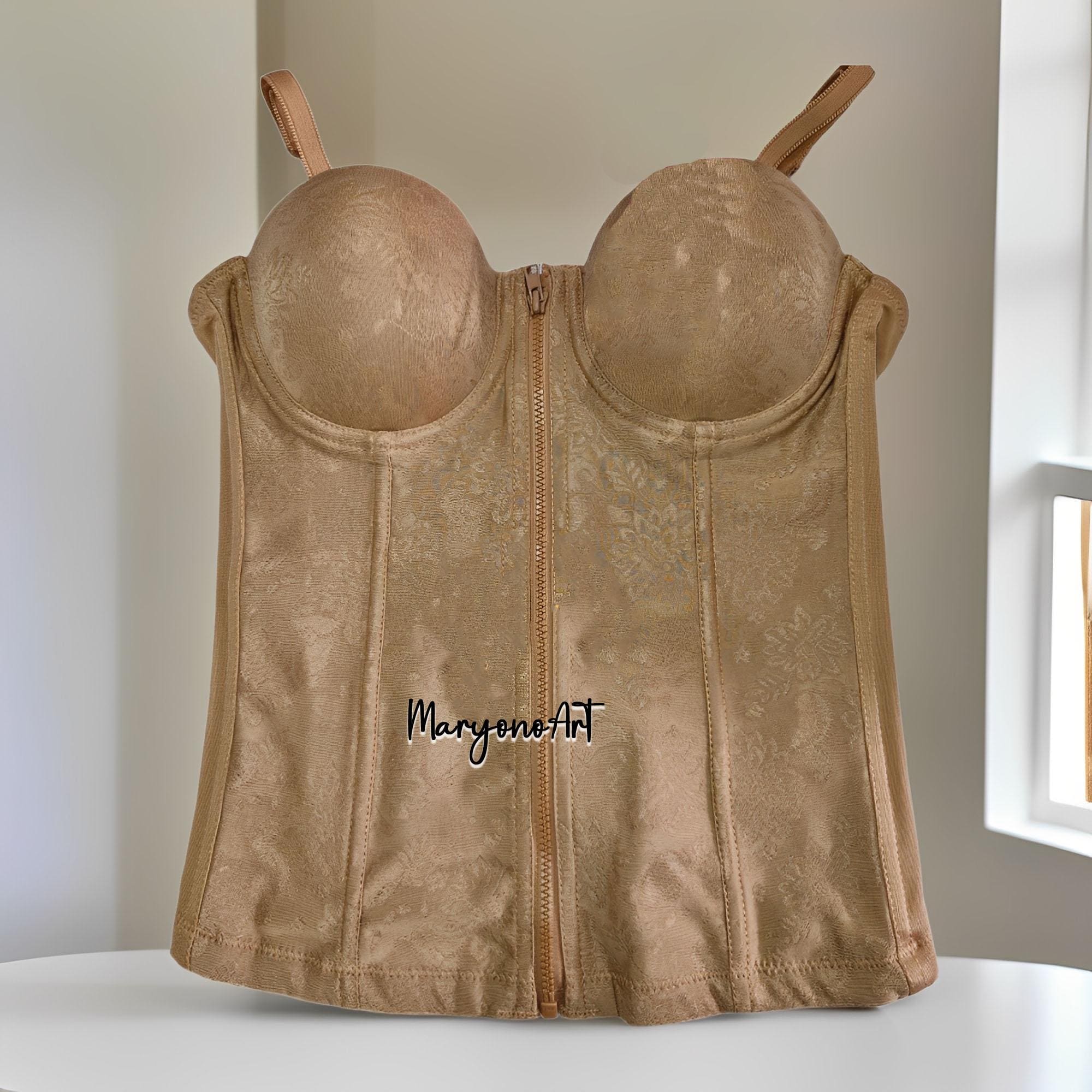 Longtorso Kamisol Lace Corset Bra and Body Shaper for Kebaya,long Torso ...