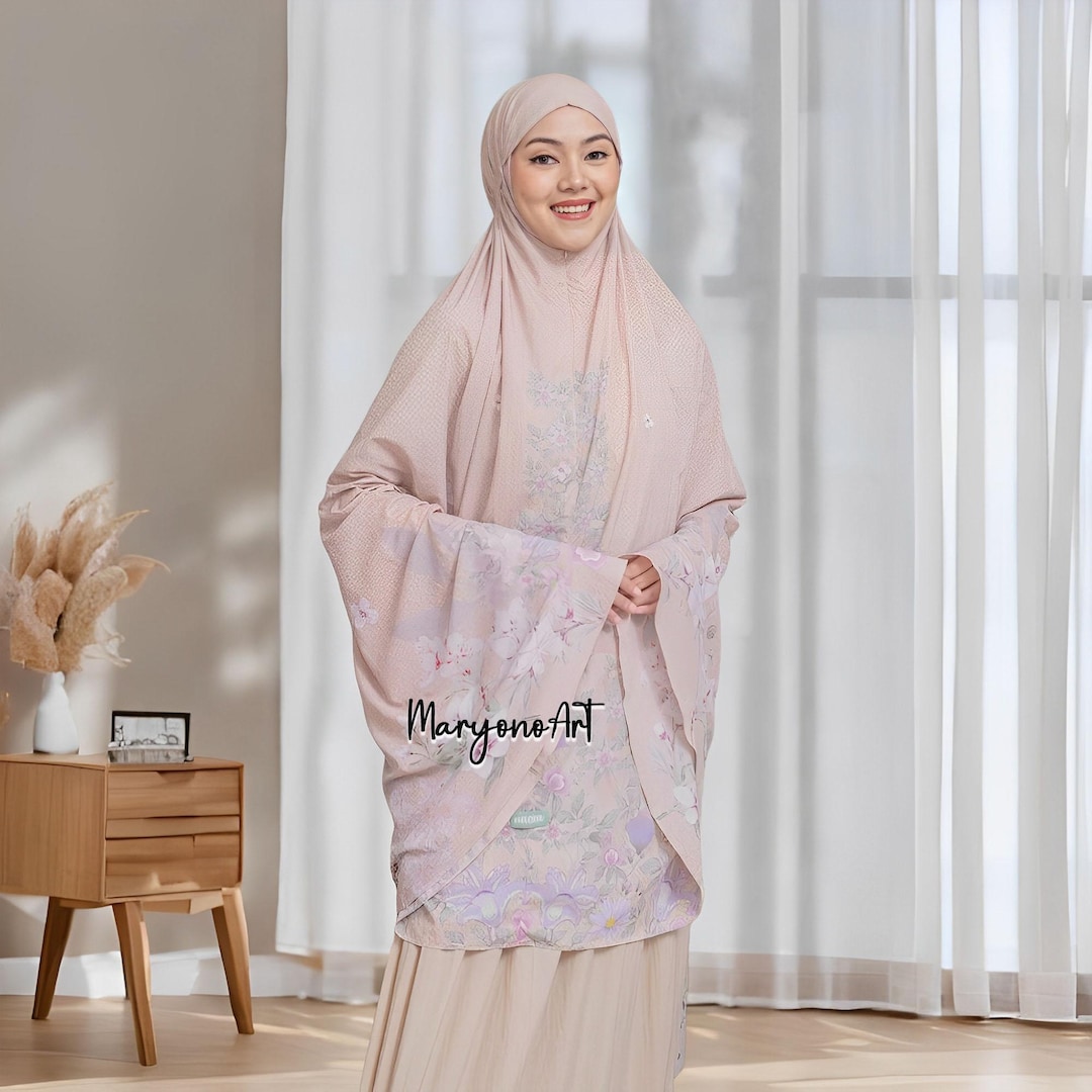 Mukena Fatya 2in1 Mini Pocket Travel Mukena With Comfortable and ...
