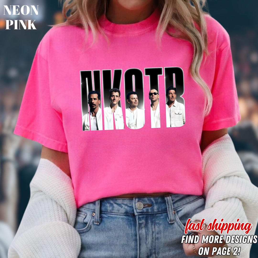 Comfort Colors NKOTB the Right Stuff Tour 2025 T-shirt, New Kids on the ...