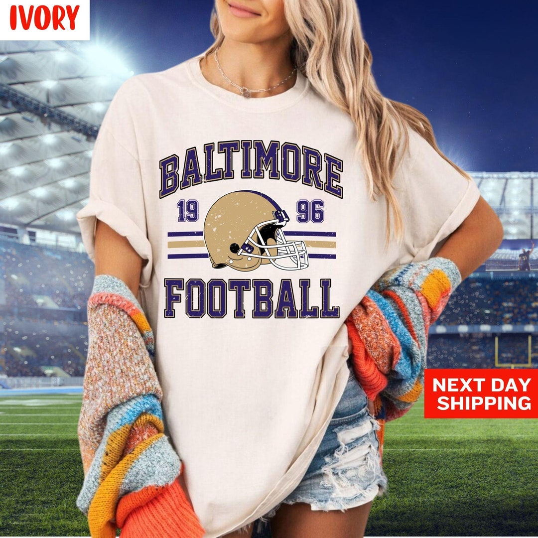 Comfort Colors Vintage Baltimore Football T Shirt, Baltimore Maryland ...