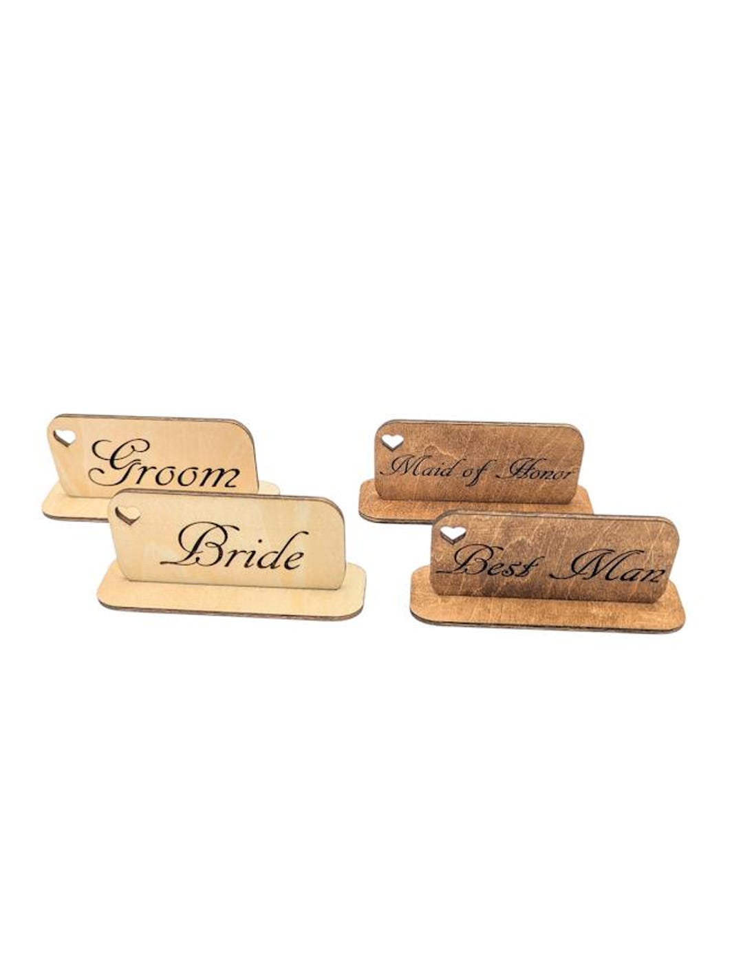 Wood Engraving Wedding Name Tags, Wood Key Chain, Wedding Favors ...