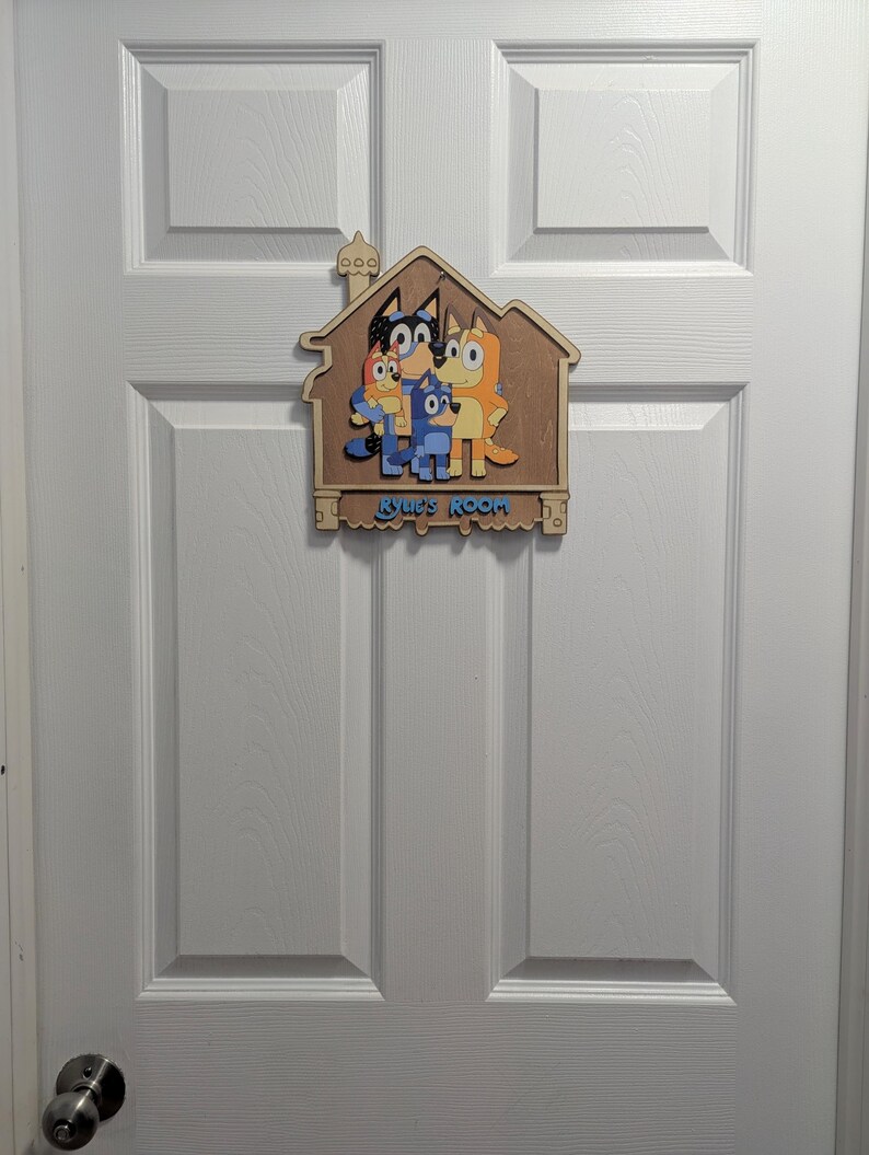 Bluey / Bluey Door Sign / the Heelers Door Plaque / Wall Art / Wall ...