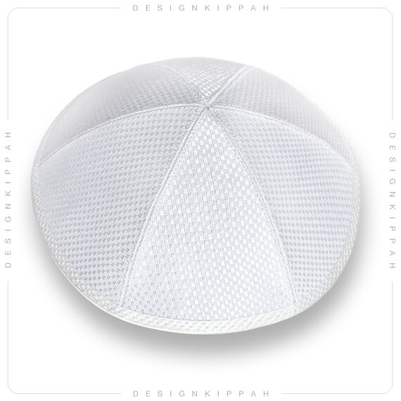 White Kippah Wedding Wedding Kippahs, Jewish Wedding Gifts, Jewish