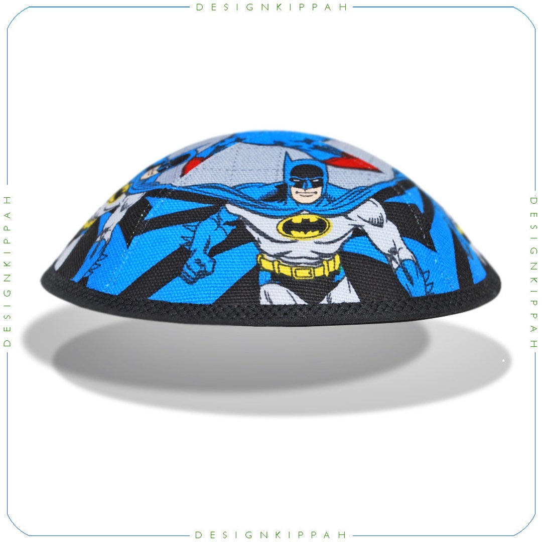 Batman Kippah Yarmulke Jewish Gift Modern Judaica - Etsy