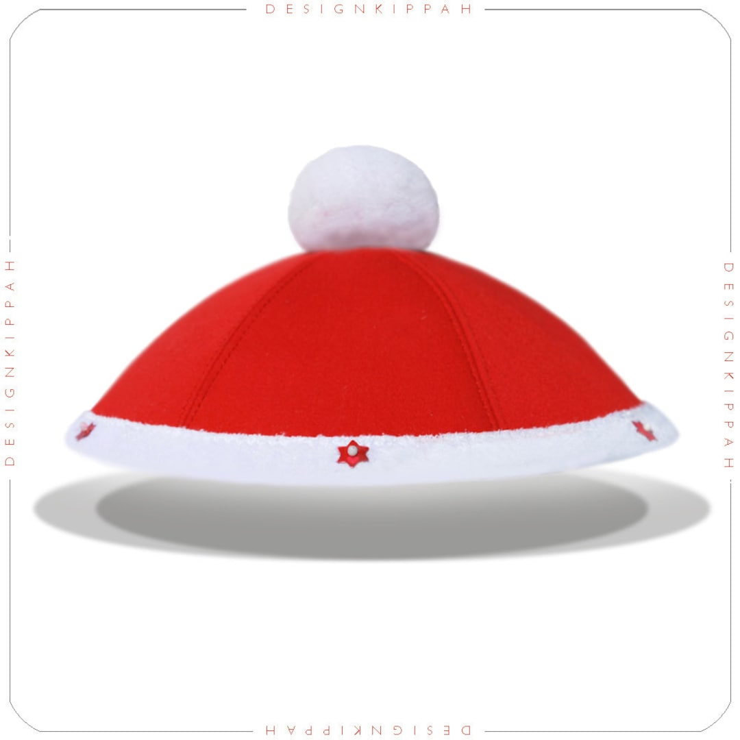 Chrismukkah Yarmulke • Yamaclause • Chanukah - Chrismas Gift | Modern ...