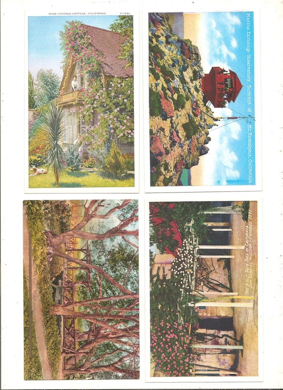 16 Old Unused Vintage 1920's POSTCARDS | Etsy