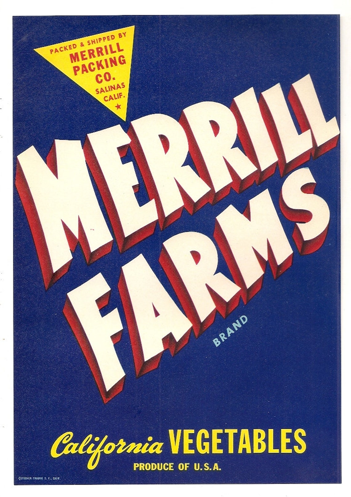 10 Different Old Vegetable Crate Labels Guadalupe Ca Salinas - Etsy