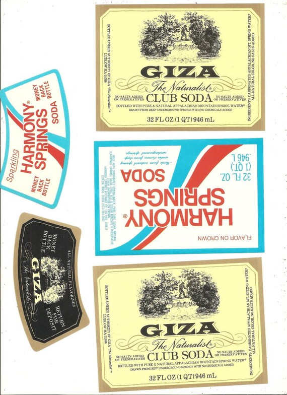 Natural Ingredient 7 Up Label