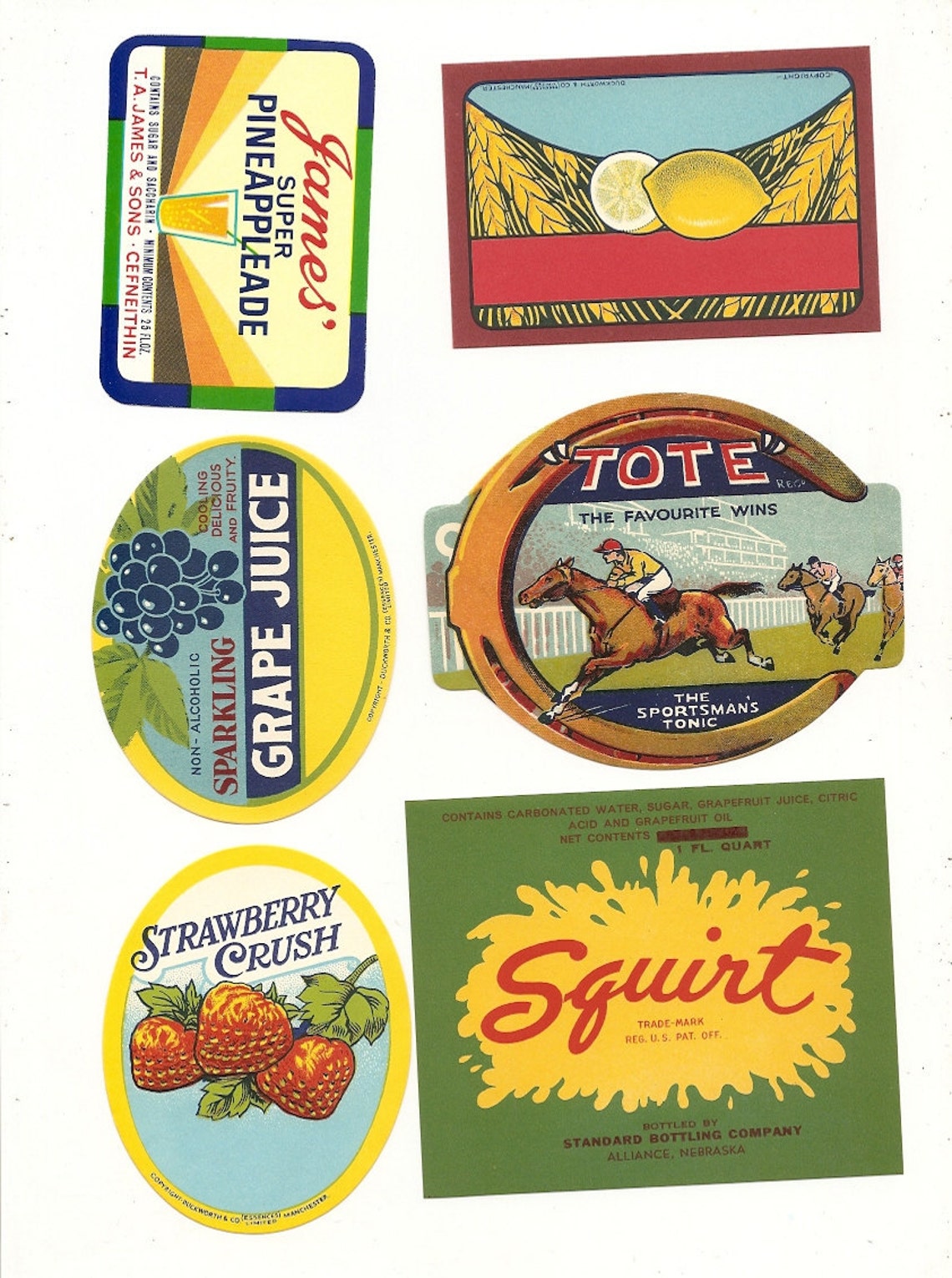 26 Different Old 1930's Plus SODA / JUICE LABELS Etc - Etsy
