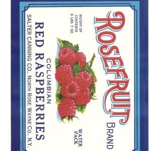 10 Different Old Large Vintage Fruit & VEGETABLE Can Labels the ...