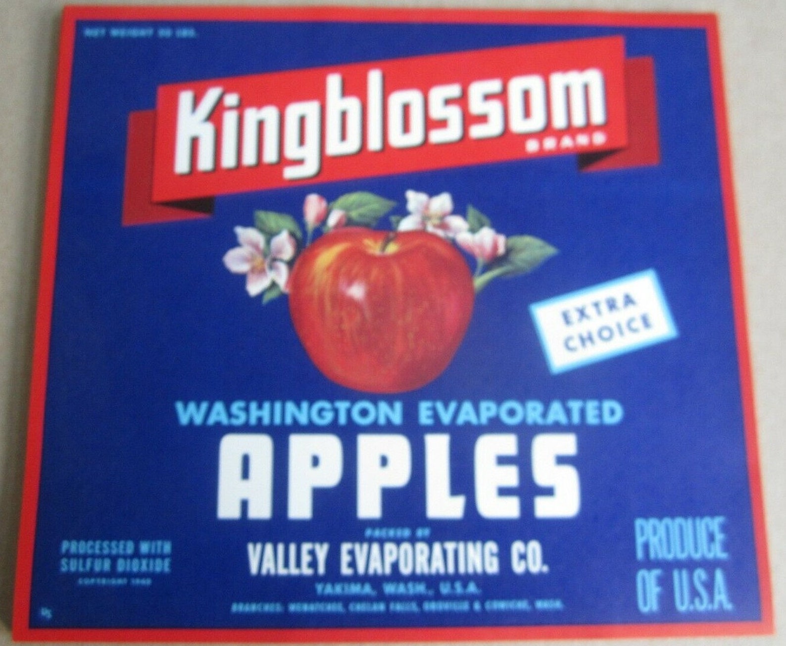 10 Old Different Vintage APPLES CRATE LABELS Grandview | Etsy