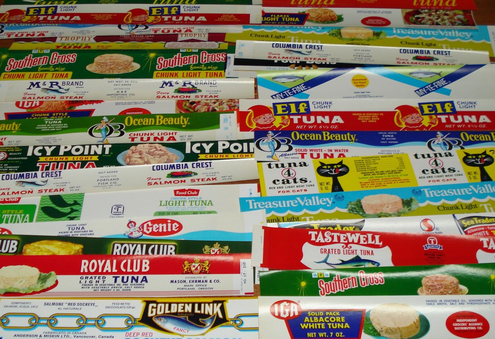 100 Old VINTAGE CAN LABELS All Different. - Etsy