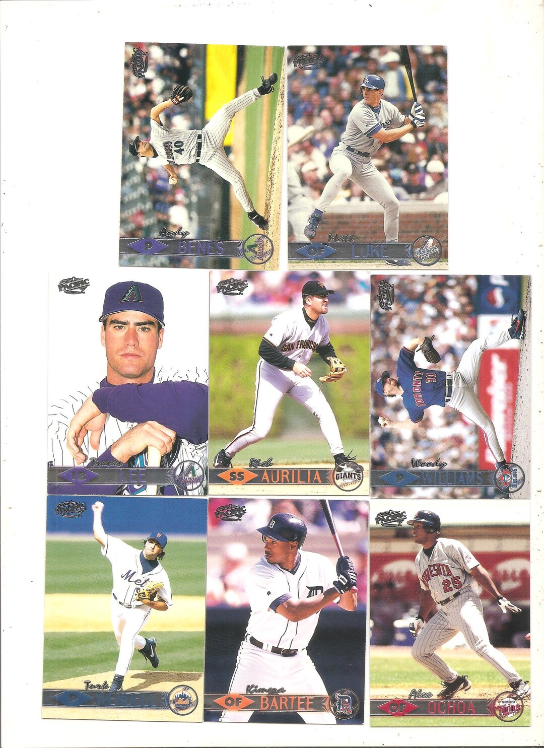 16 1998/99 PACIFIC BASEBALL TRADING Cards - Etsy
