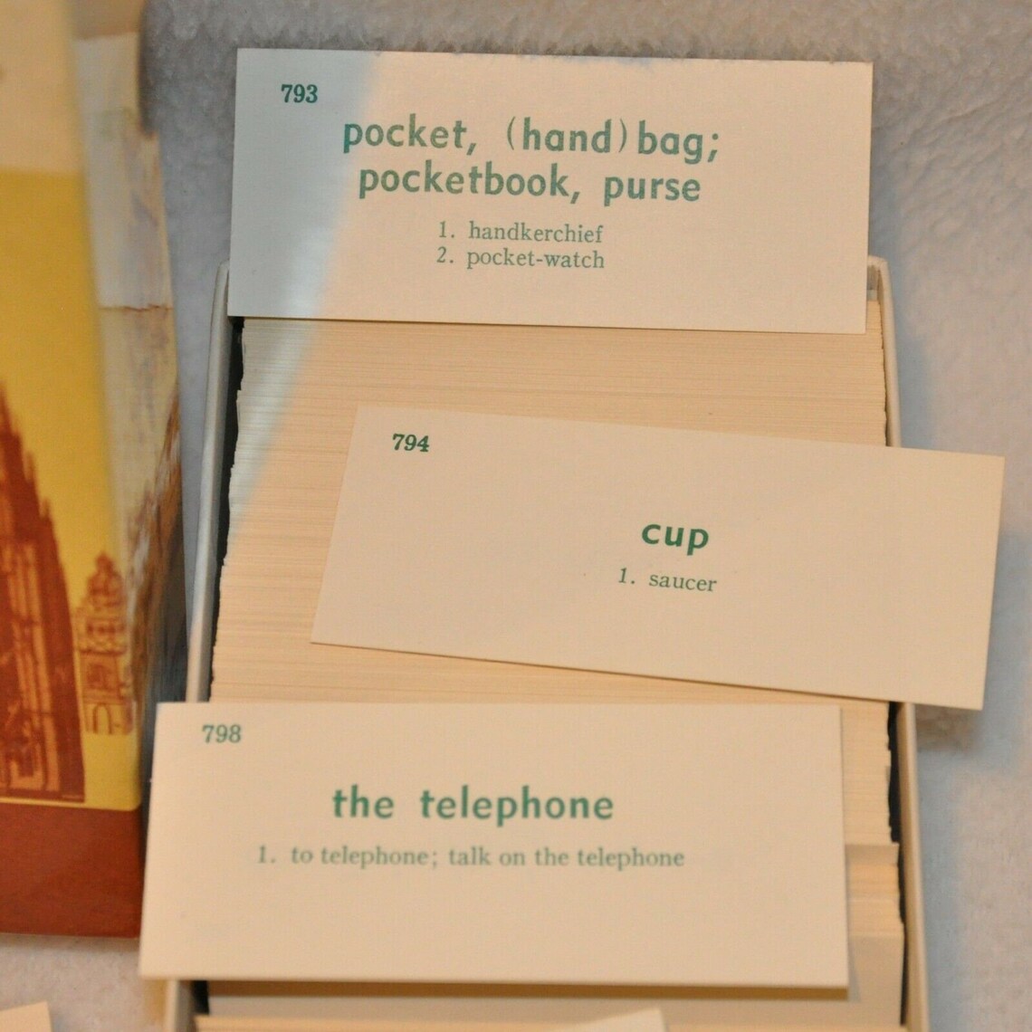 VIS-ED Foreign Language Vocabulary Cards for the Language Student ...