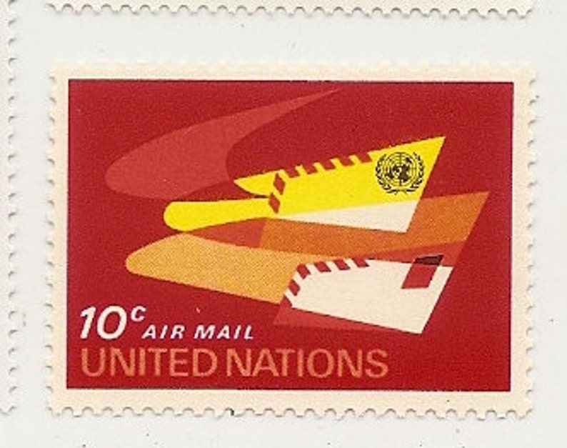 95 Vintage Unused UNITED NATIONS STAMPS | Etsy