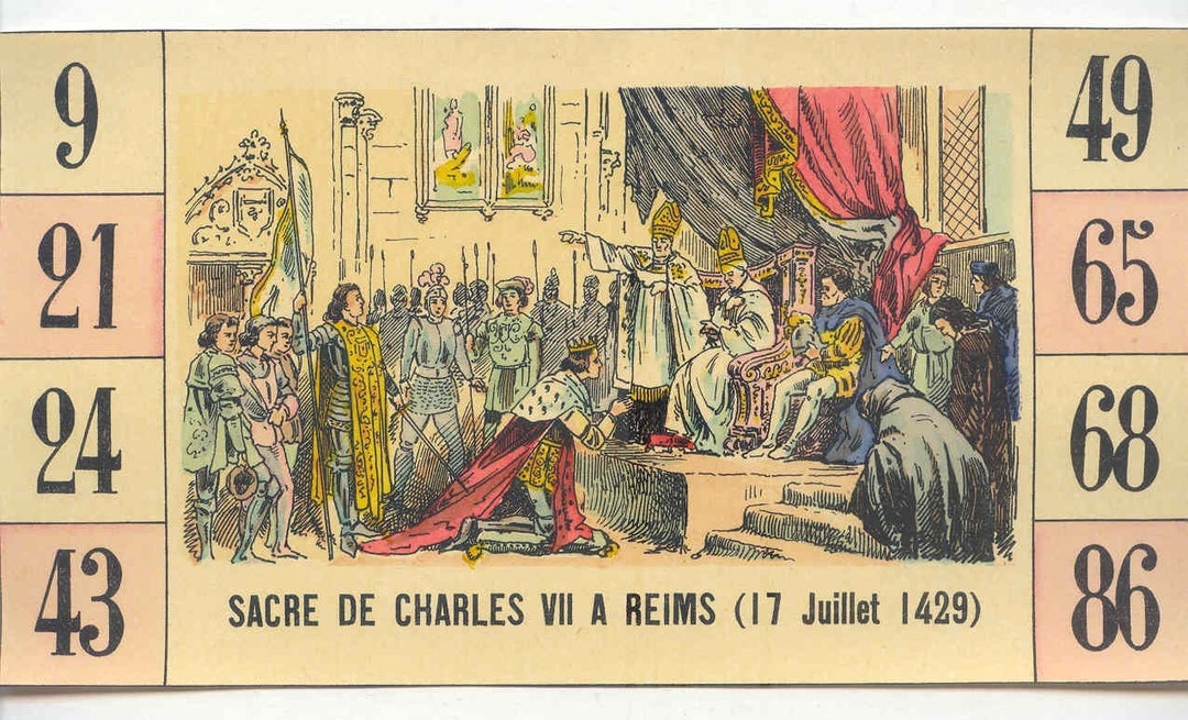 1900's French Game PRINT Jeanne-d'arc / Joan of Arc. Awesome Early 1900 ...