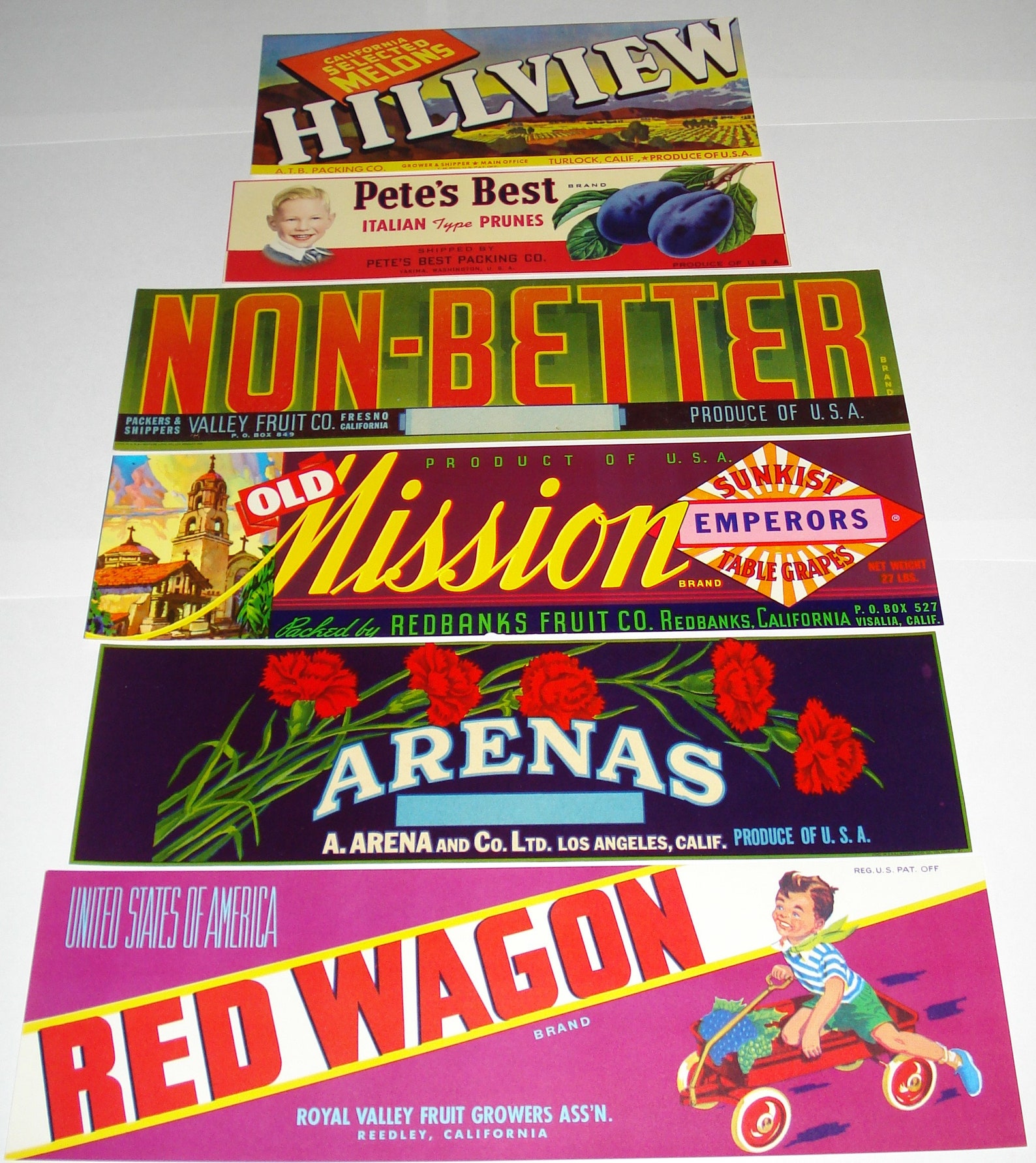 63 Old Vegetable / FRUIT Crate Labels - Etsy