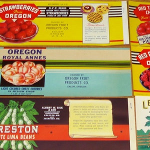 100 Old VINTAGE CAN LABELS All Different. - Etsy
