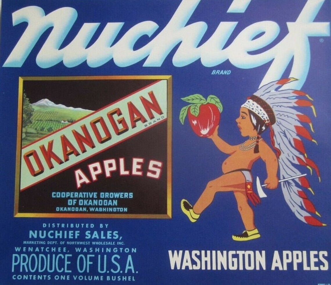 10 Old Vintage APPLES Fruit CRATE LABELS Washington Etc...... | Etsy