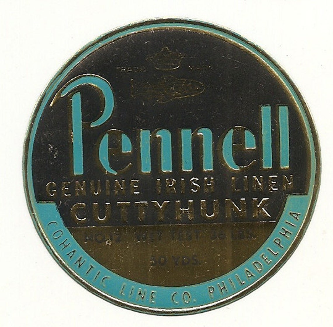 25 Vintage Fishing Line Spool Labels - Etsy