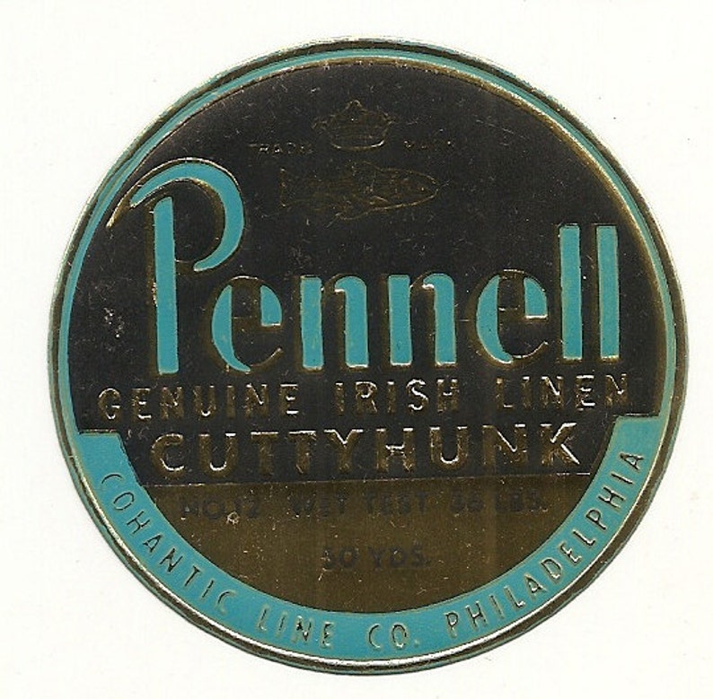 25 Vintage Fishing Line Spool Labels - Etsy