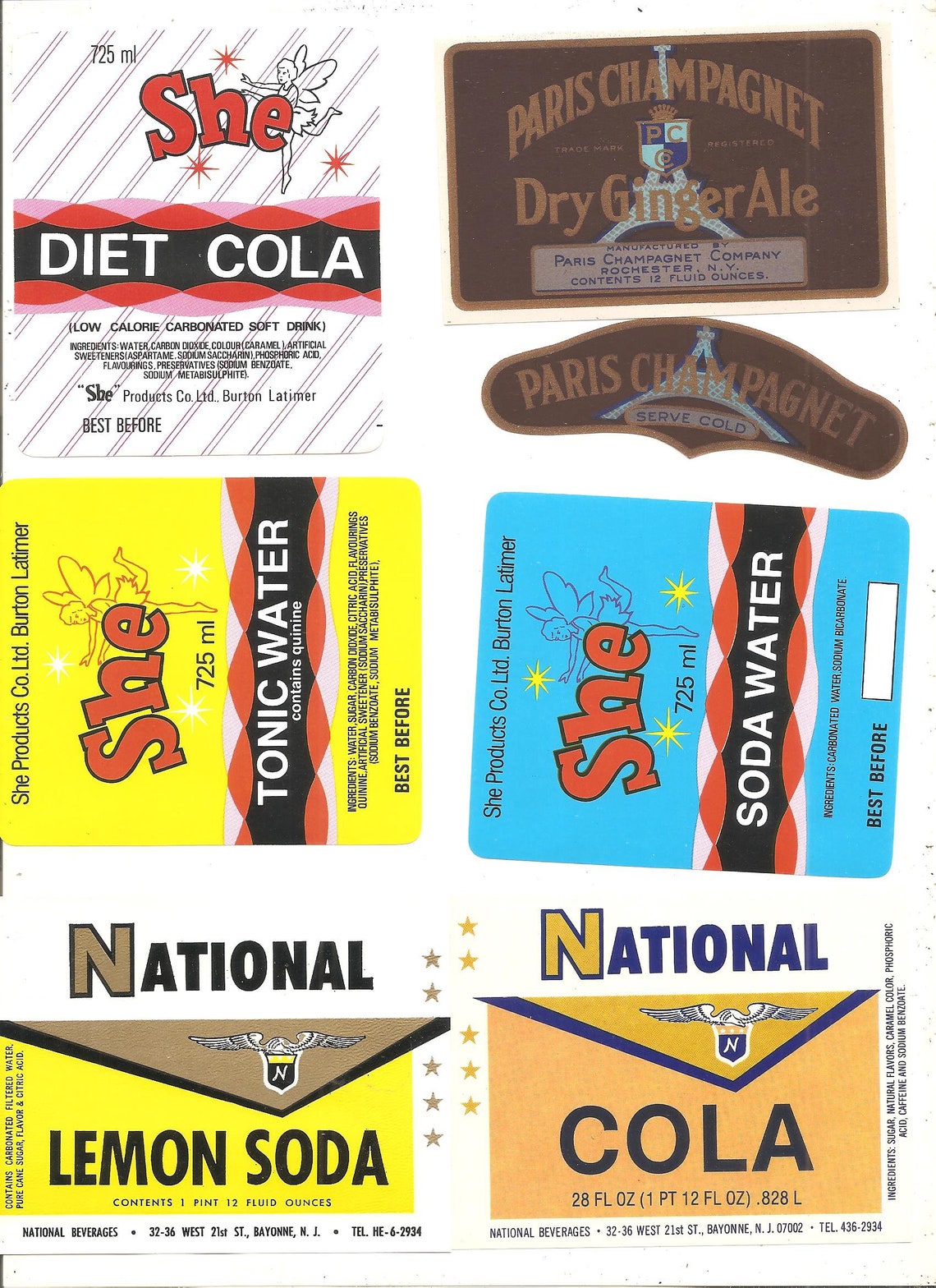 24 Old Vintage SODA / JUICE LABELS Etc.. - Etsy