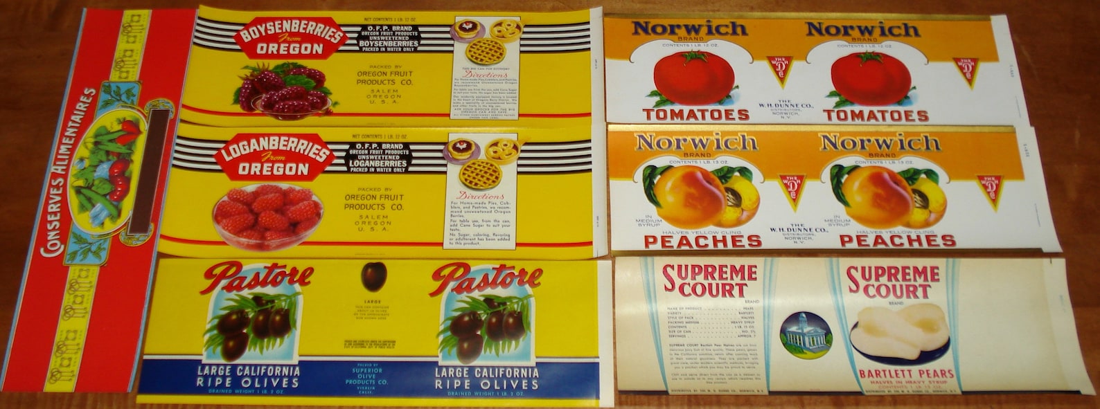 100 Old VINTAGE CAN LABELS All Different. - Etsy