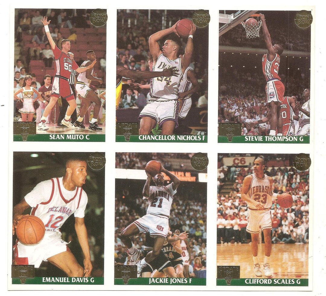 Old Vintage Uncut Sheet FRONT Row BASKETBALL TRADING Cards - Etsy