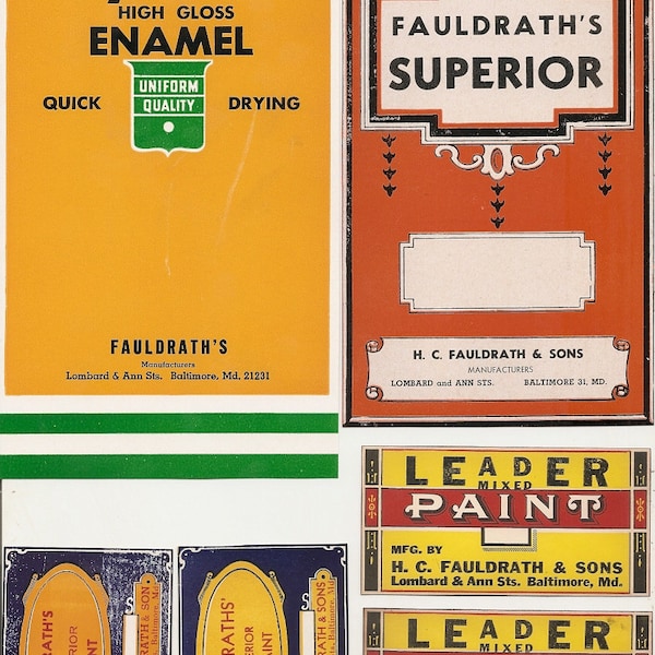 Paint Can Label - Etsy