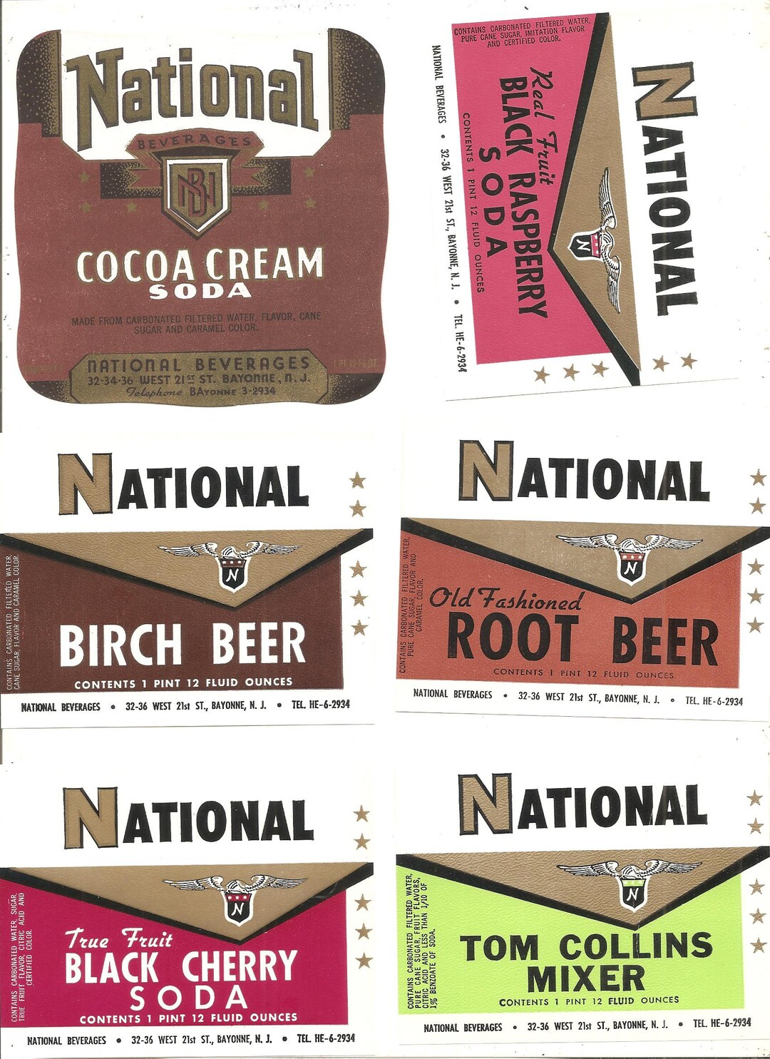 24 Old Vintage SODA / JUICE LABELS Etc.. - Etsy