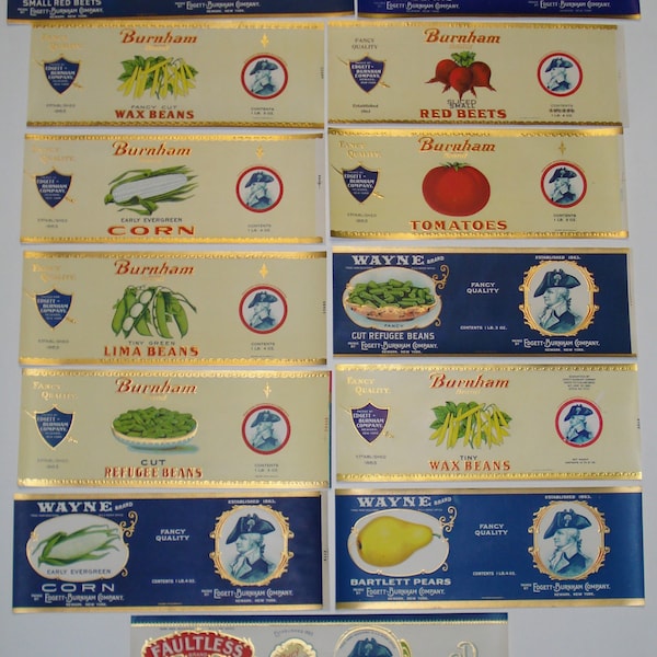 Old Can Labels - Etsy