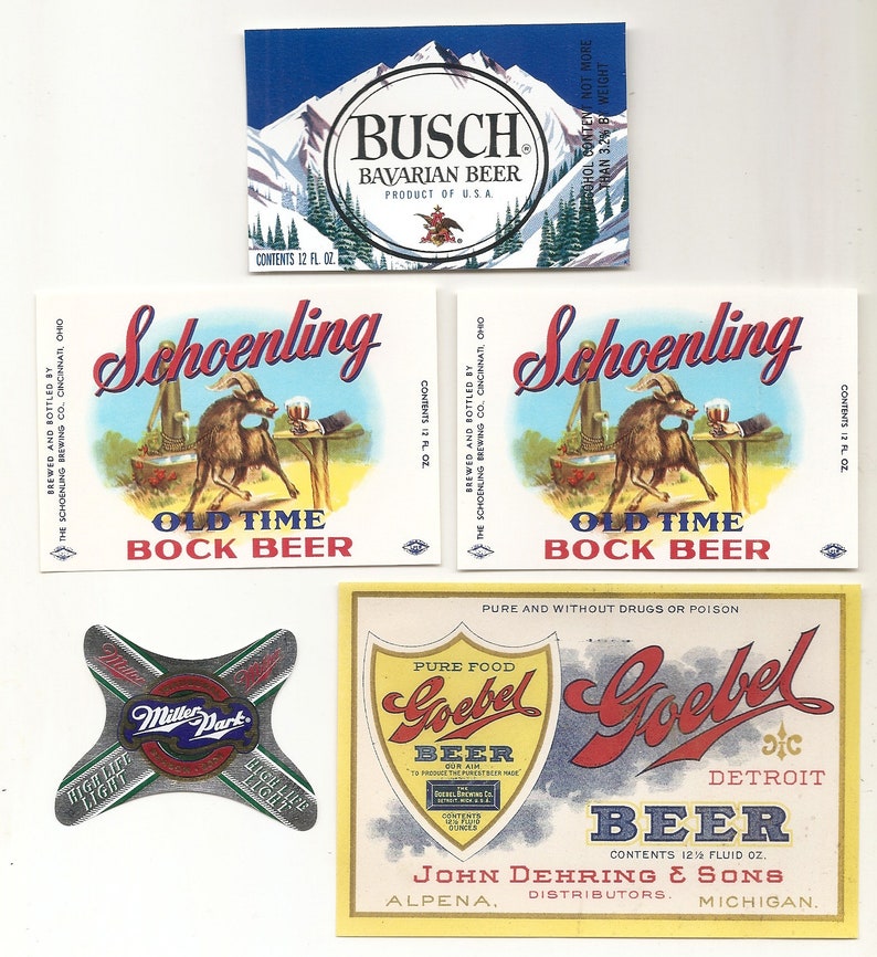 27 Old Vintage BEER Labels Superior WISCONSIN Menominee | Etsy