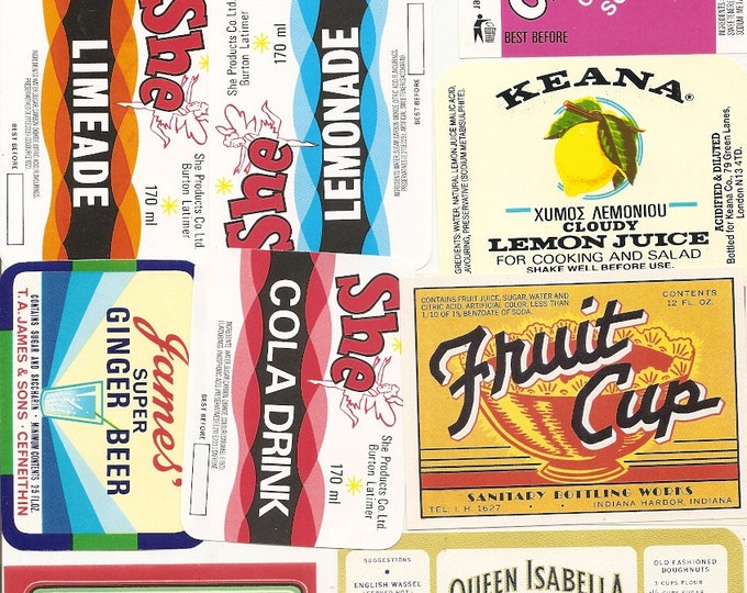 32 Different Old Vintage Soda LABELS PEPPER UP She - Etsy