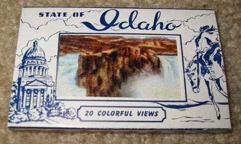 1940s Plus Linen Finish Mini Postcard Pack of 20 the State of Idaho - Etsy