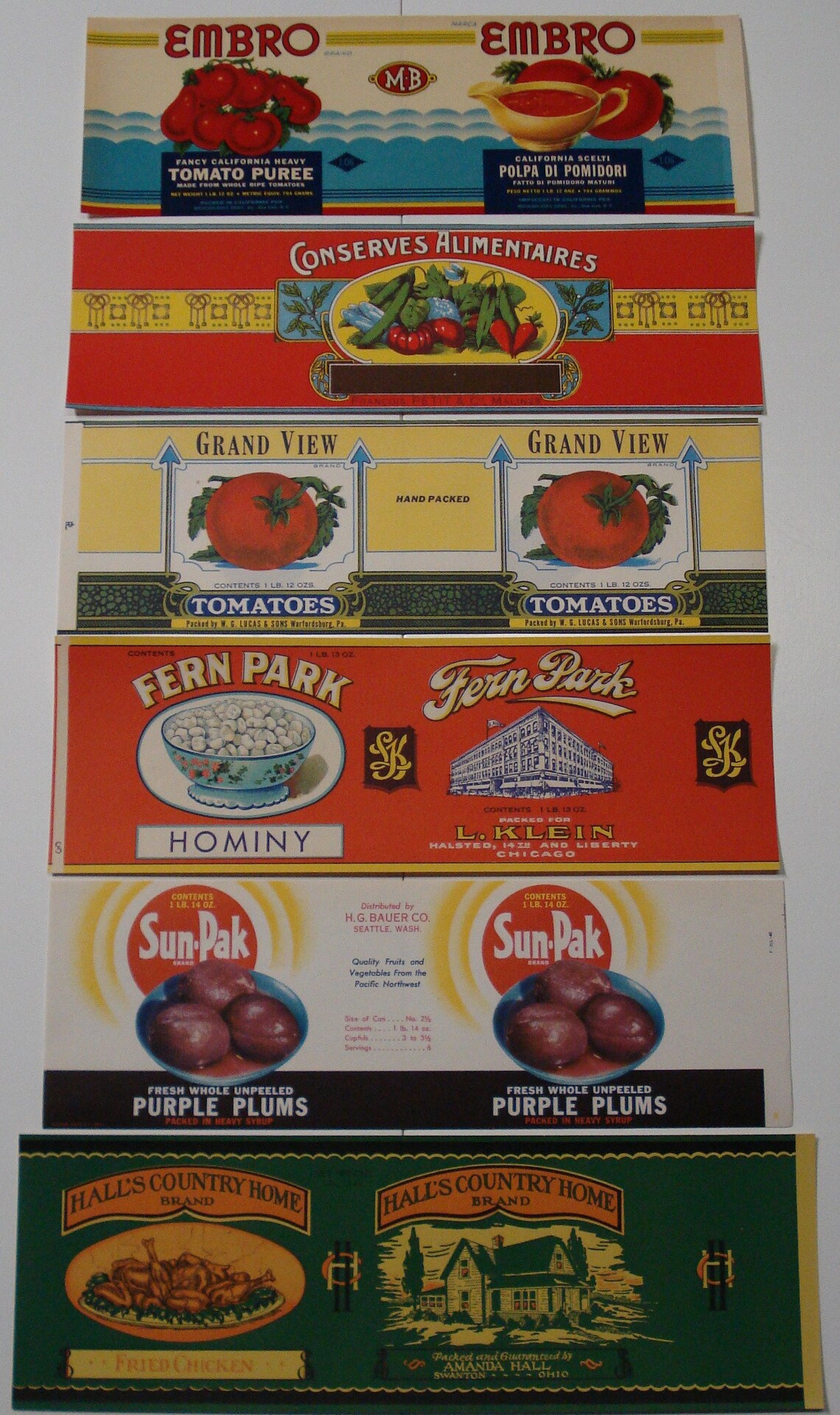 83 Old VINTAGE CAN LABELS - Etsy