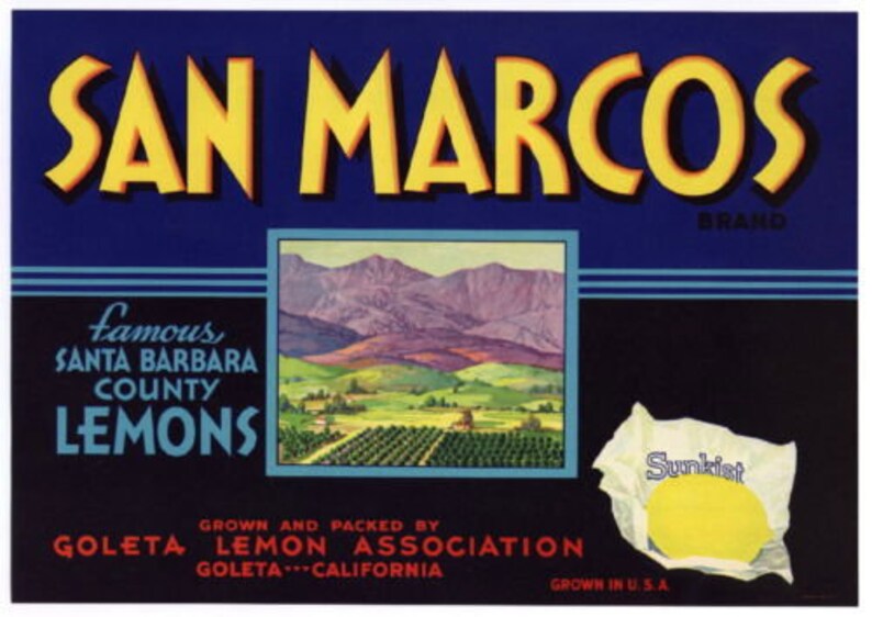 10 Different Old FLORIDA / CALIFORNIA CITRUS Crate Labels - Etsy