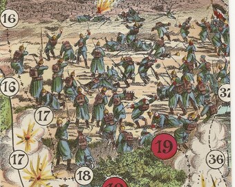 Old 1914 WWI French Game PRINT La Guerre Moderne . Awesome | Etsy