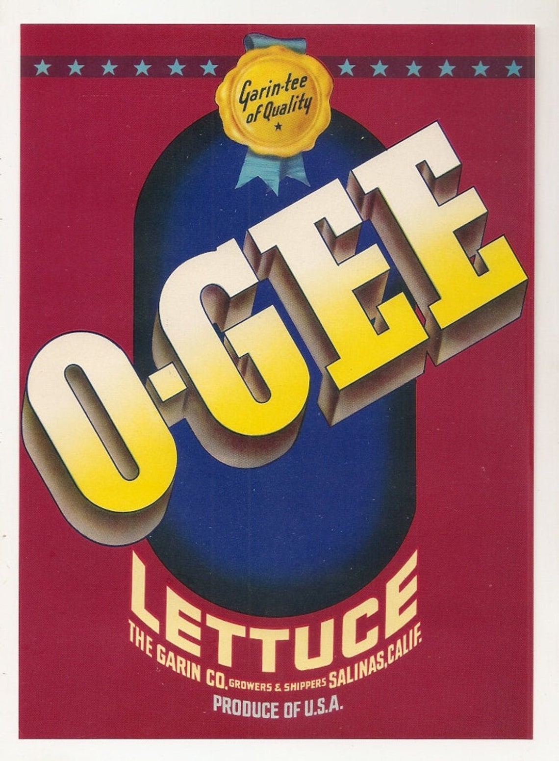 10 Different Old Vegetable Crate Labels CASTROVILLE'S | Etsy