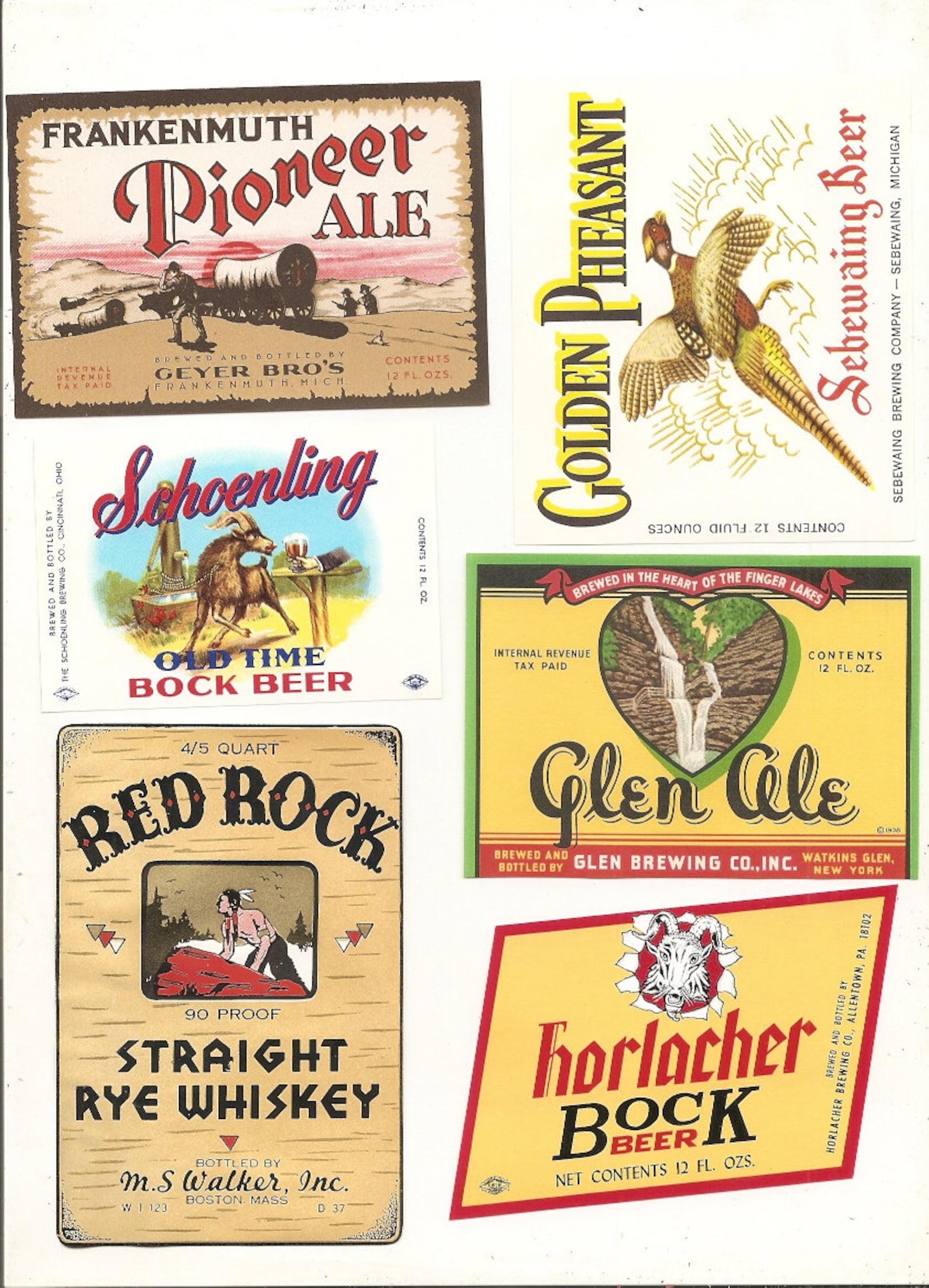 51 Old 1940s Plus Whiskey/gin/rye/beer/liquor Labels Etc... - Etsy