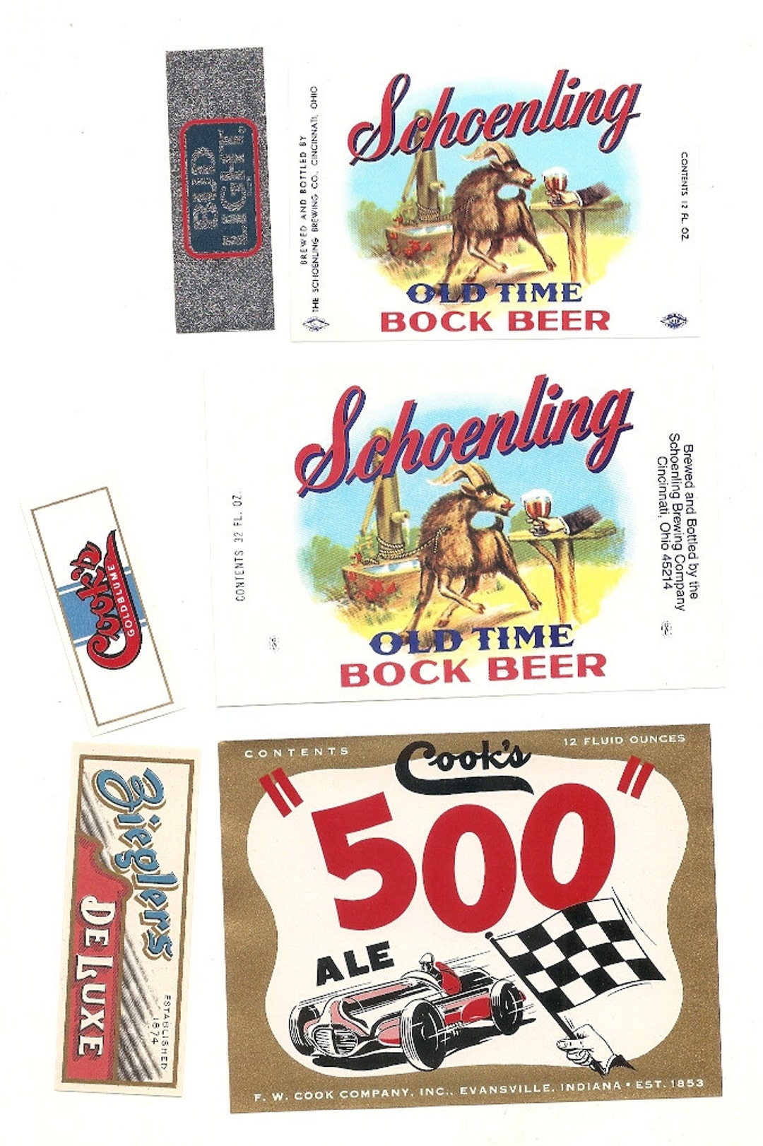 26 VINTAGE Old BEER LABELS - Etsy