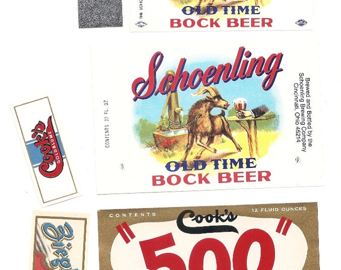 26 VINTAGE Old BEER LABELS - Etsy