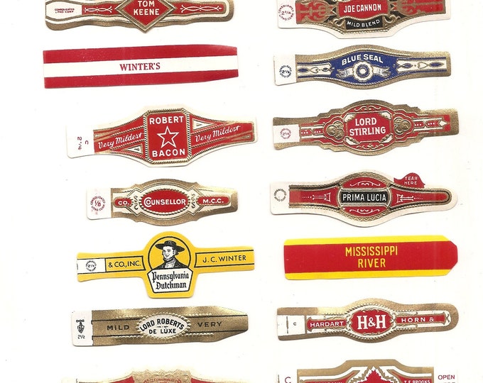 48 Old Vintage BROOM Labels - Etsy